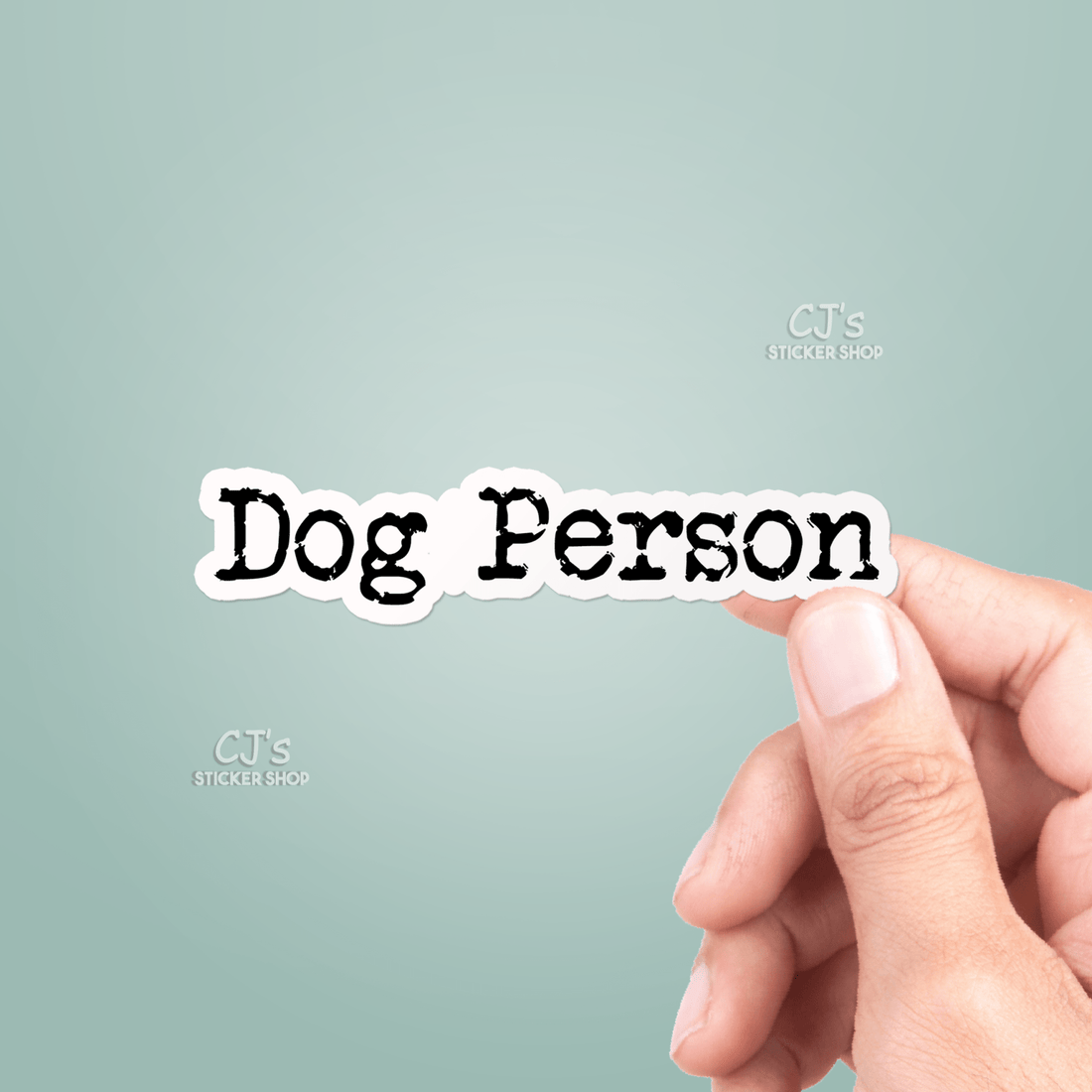 Dog Person Sticker Vinyl Decal – Veranda Cafe & Mercantile